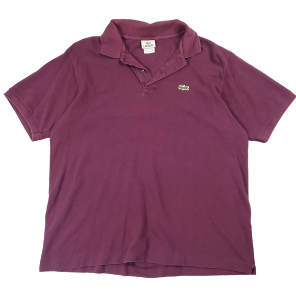 Lacoste | Shirts | Lacoste Polo Shirt Mens 6 Large Crocodile Logo ...